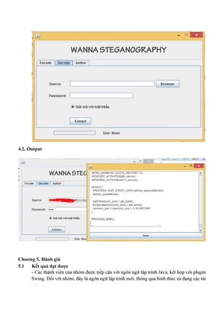 Steganography Image + audio | PDF