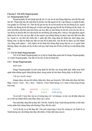 Steganography Image + audio | PDF