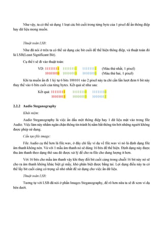 Steganography Image + audio | PDF