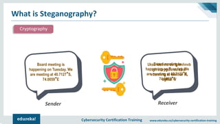 Steganography Tutorial | How To Hide Text Inside The Image | Cybersecurity Training | Edureka | PPT