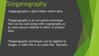 Steganography | PPT