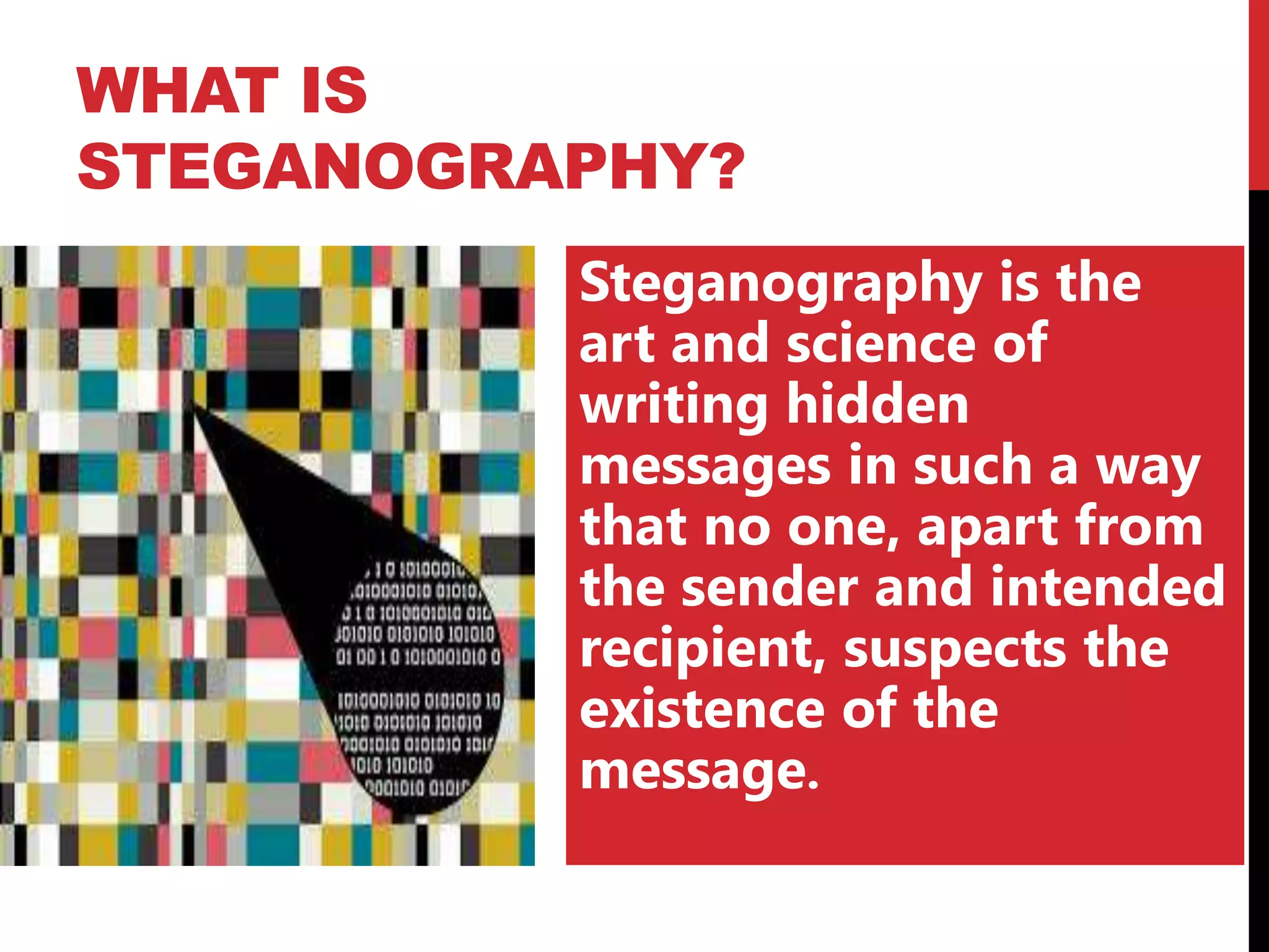 Steganography | PPT