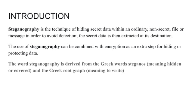 Steganography project power point presentation.pdf