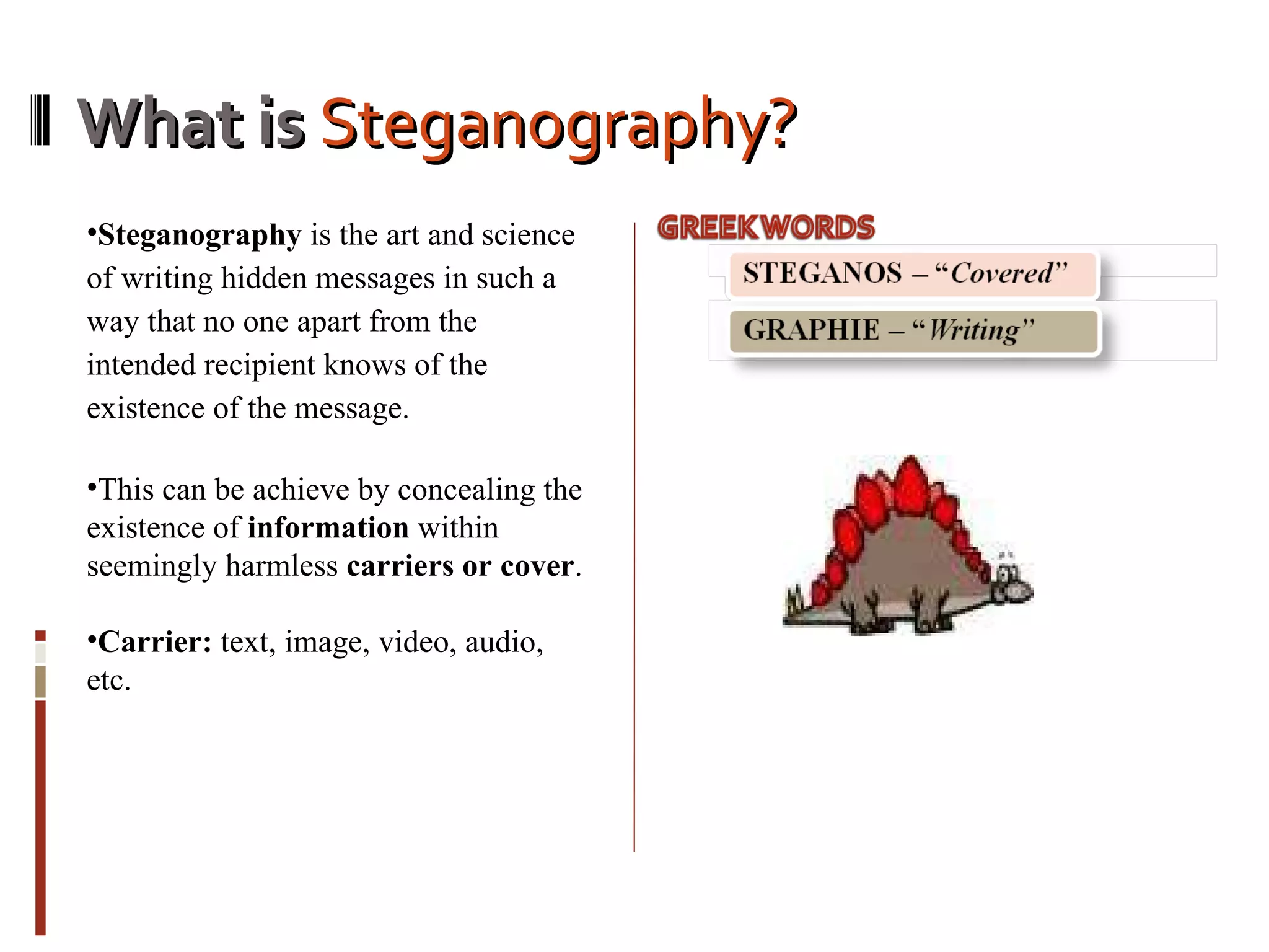 Steganography chandni verma(cse 4th year) | PPT