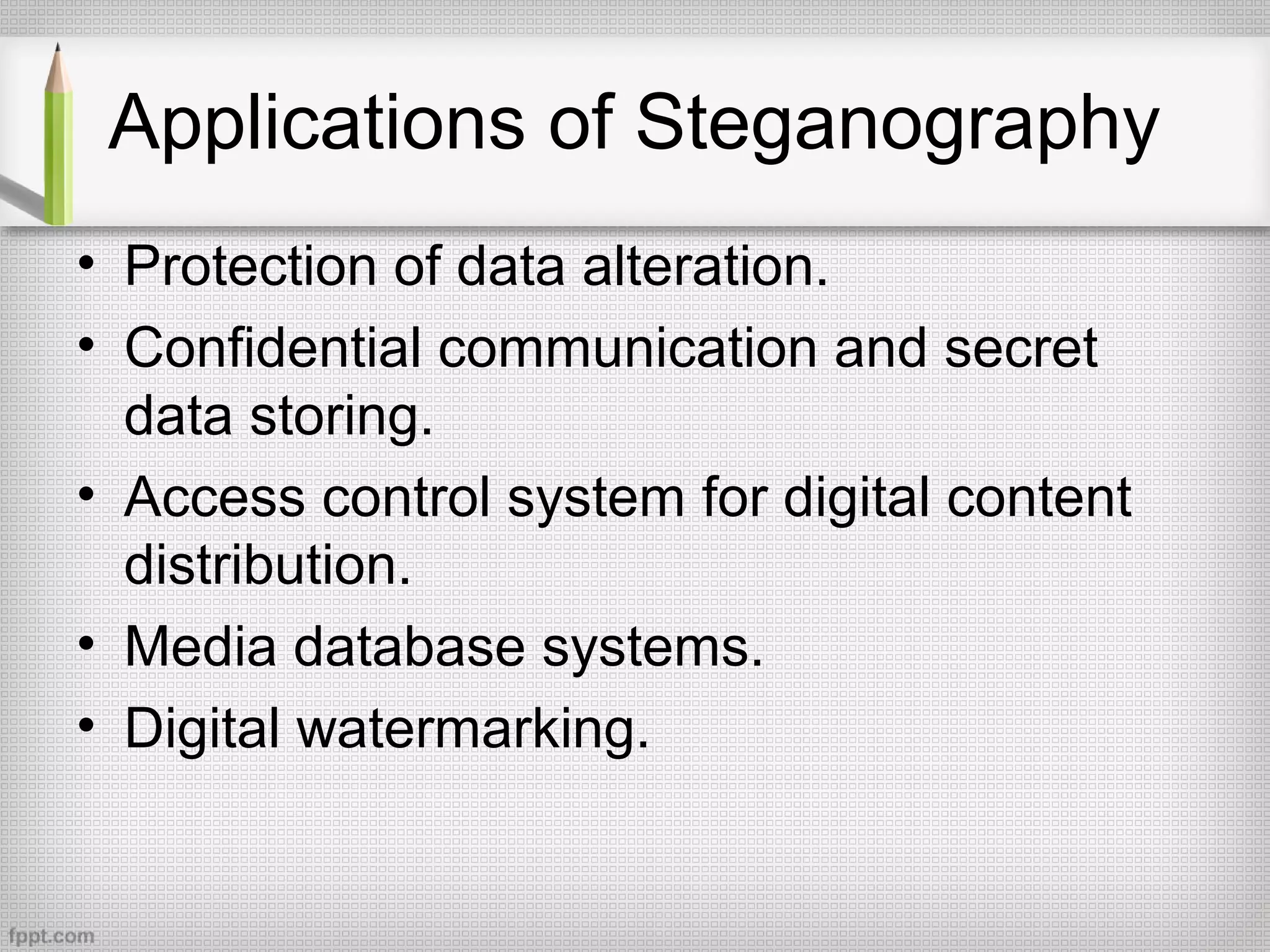 Steganography | PPT