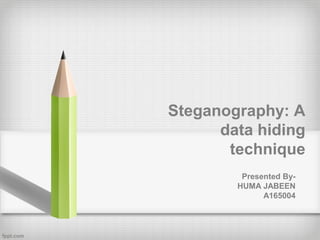 Steganography | PPT