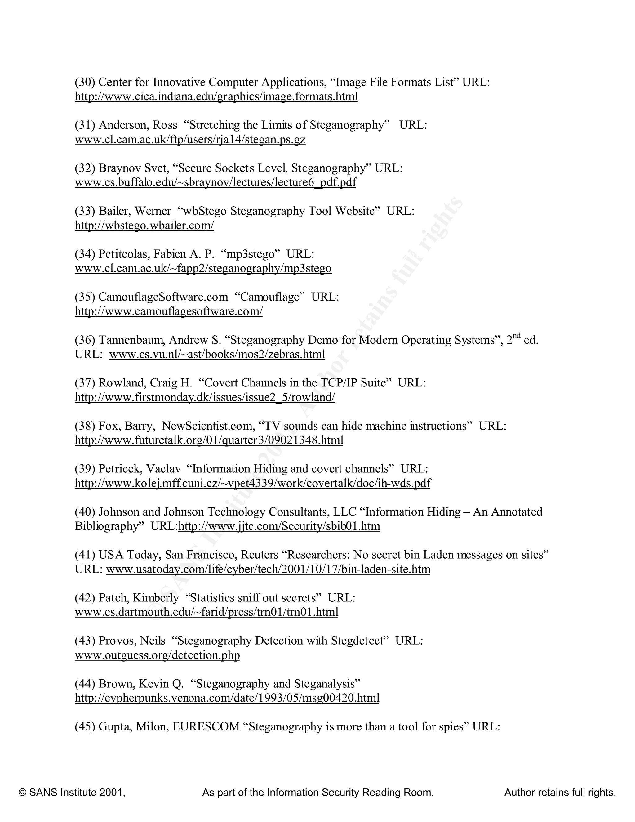 Steganography past-present-future 552 | PDF