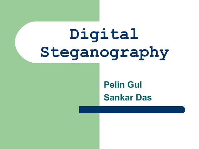 Steganography (1) | PPT