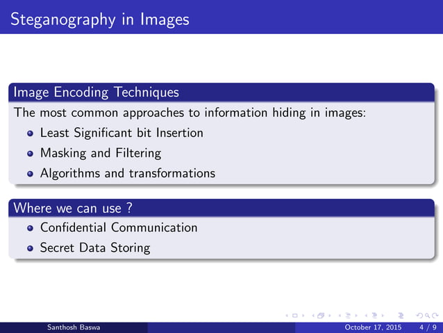 Stegano Secrets - Python | PPT