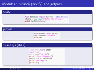 Stegano Secrets - Python | PPT