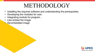 Steganography by jayant bhatia | PPT