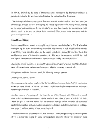 Steganography document | PDF