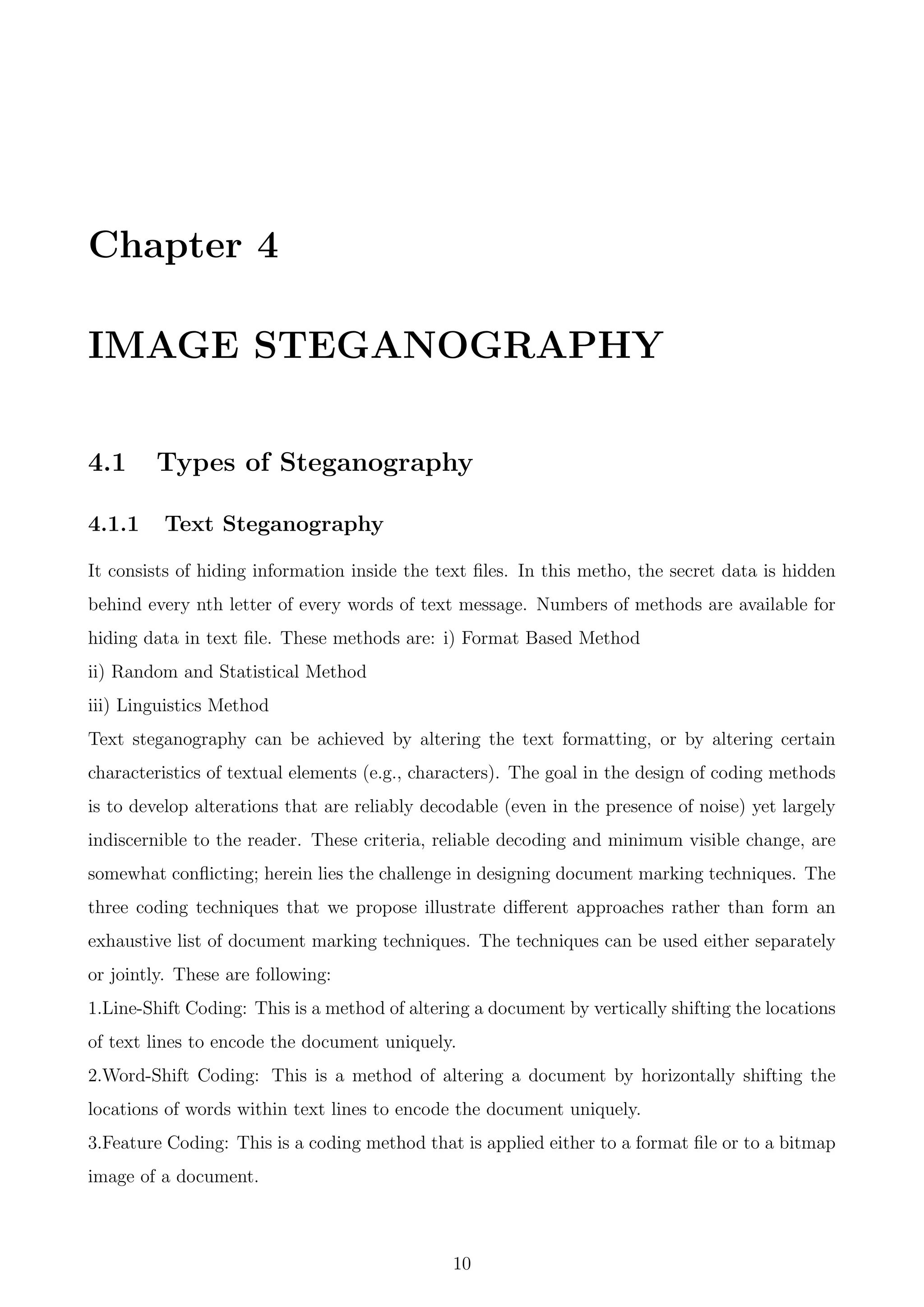 Steganography final report | PDF