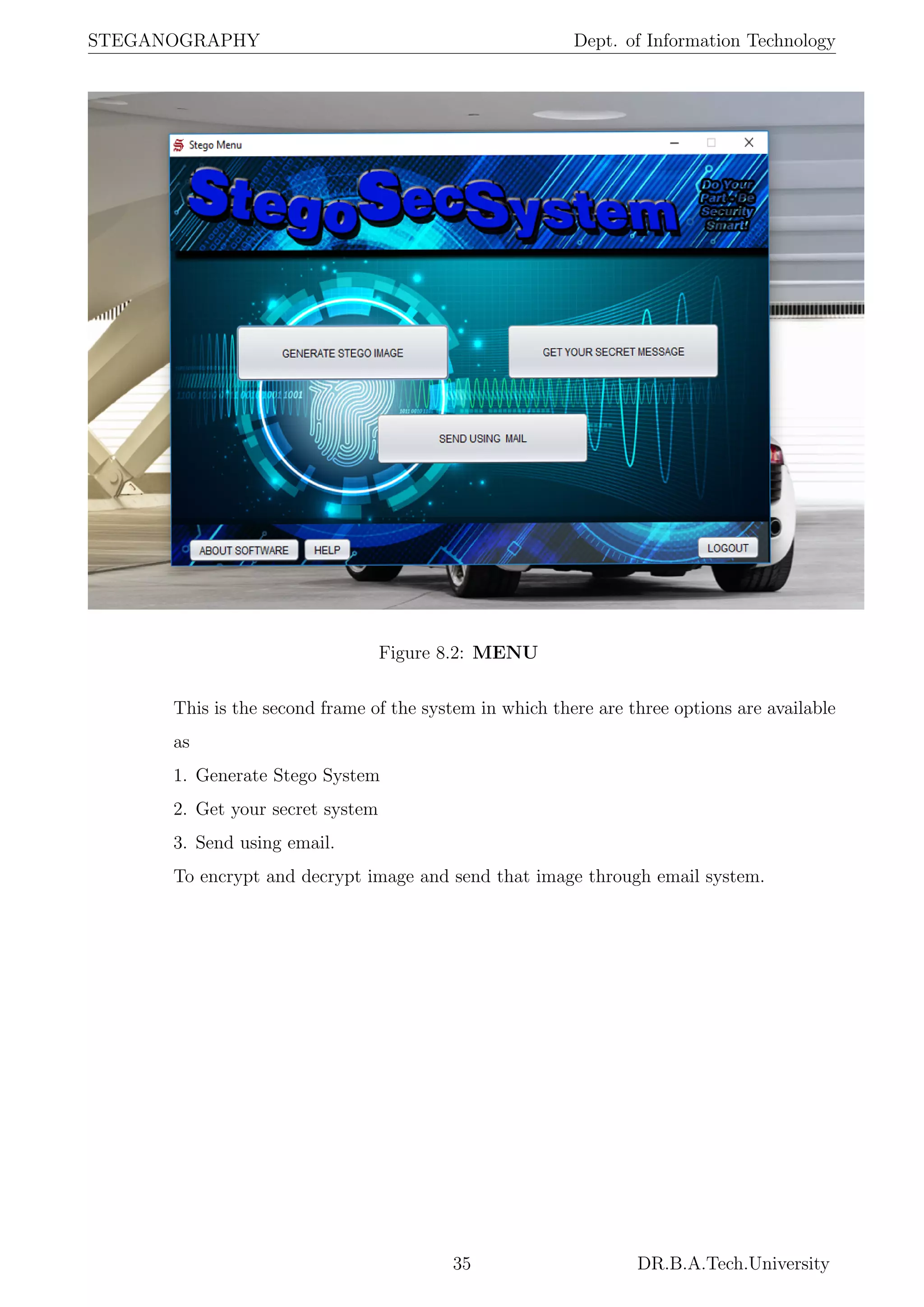 Steganography final report | PDF