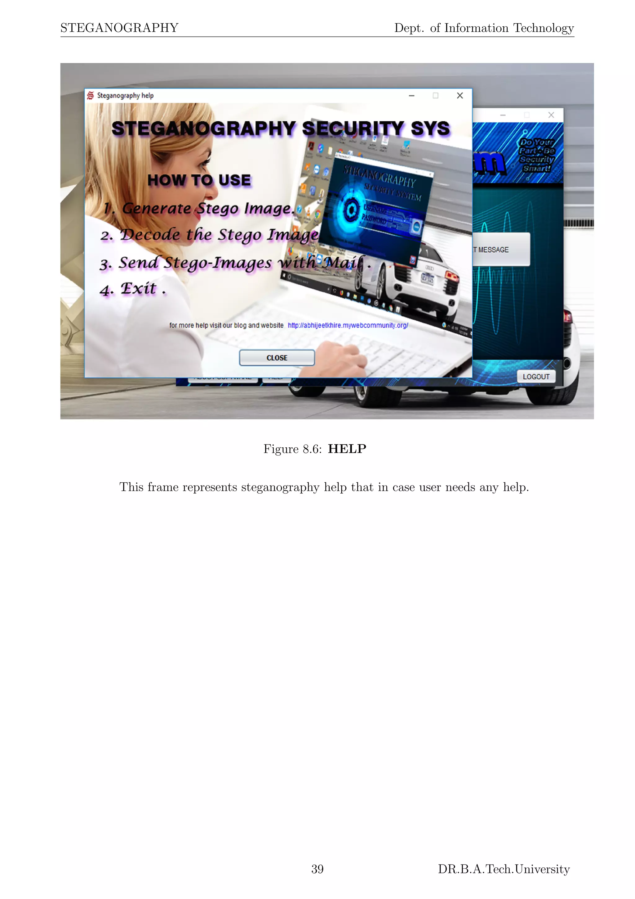 Steganography final report | PDF