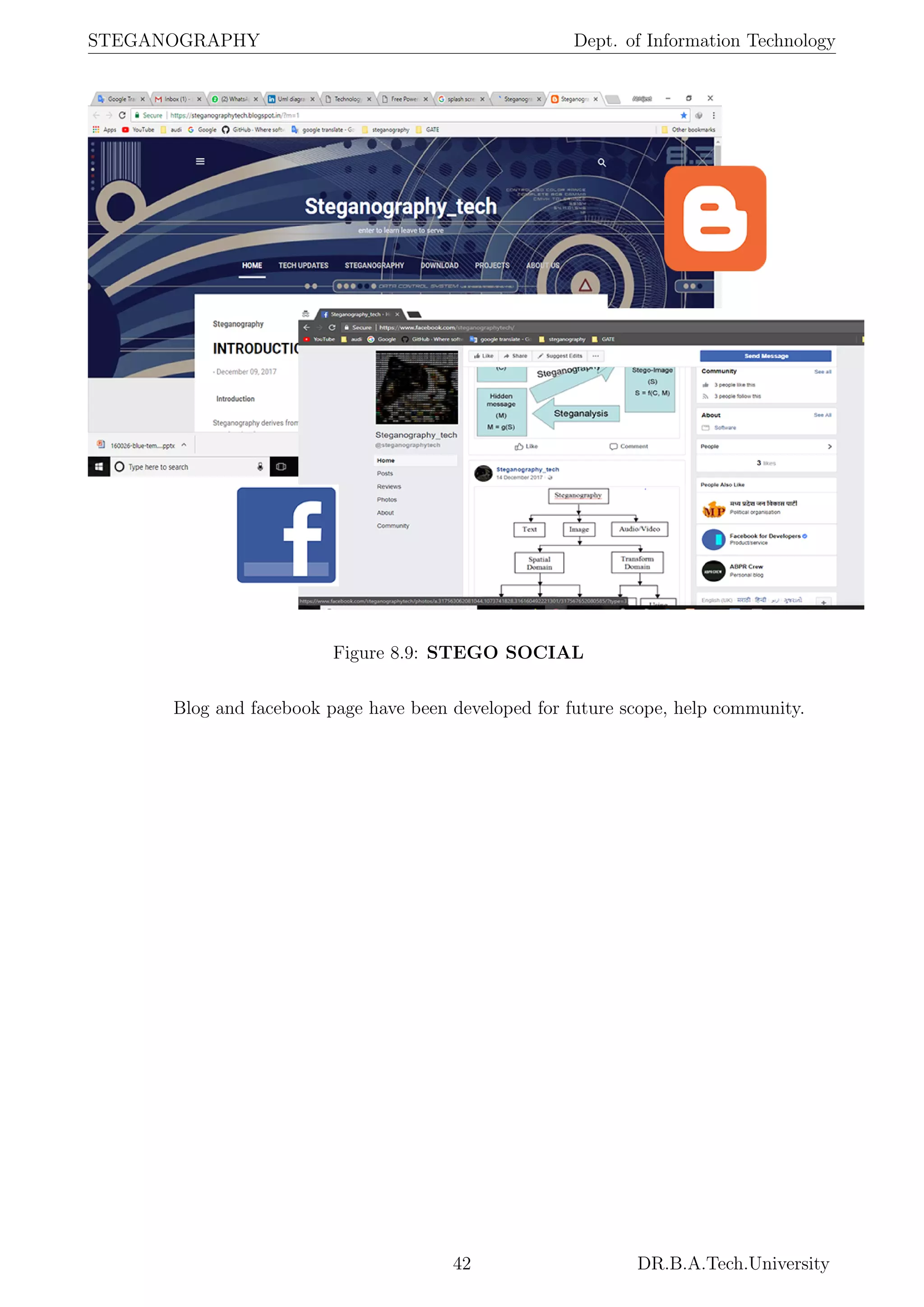 Steganography final report | PDF