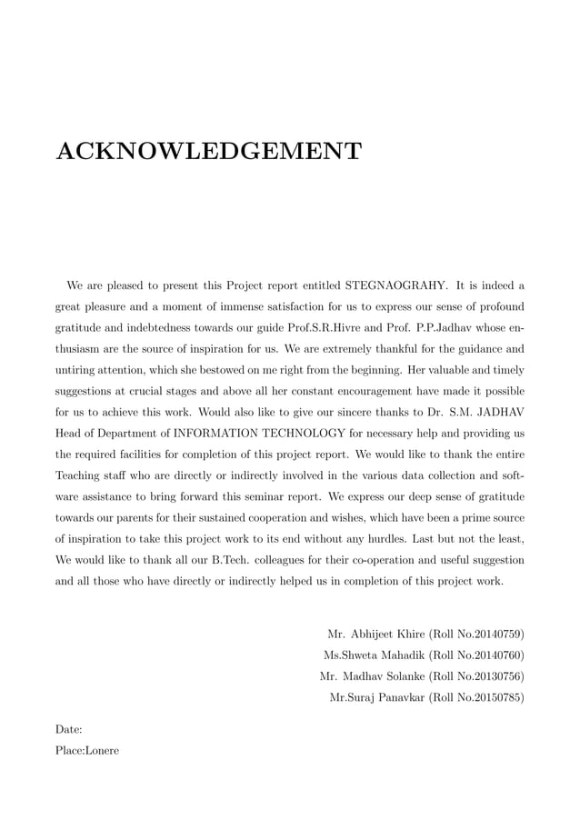 Steganography final report | PDF