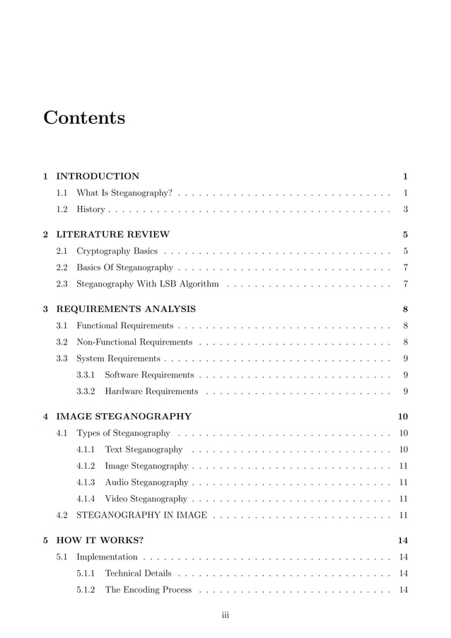 Steganography final report