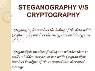 Steganography in images | PPT