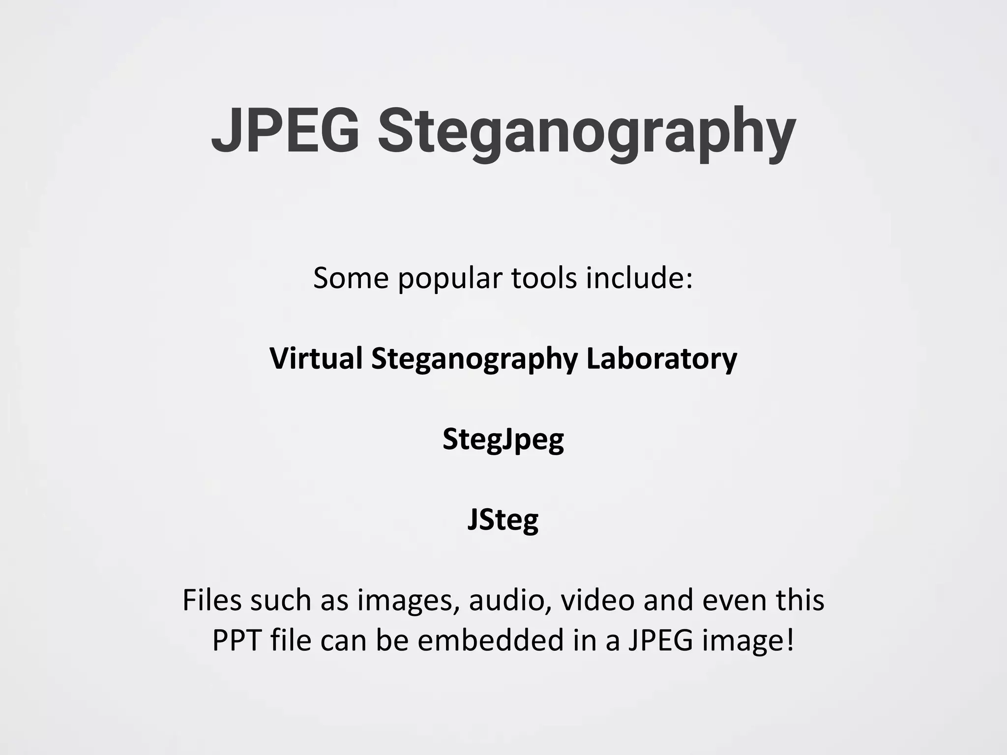 Steganography Part 2 | PDF