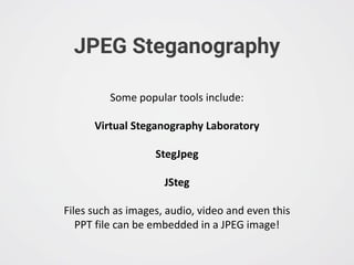 Steganography Part 2 | PDF