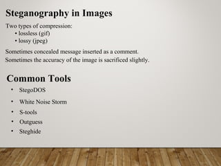 Steganography ppt | PPT