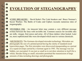 Steganography ppt | PPTX