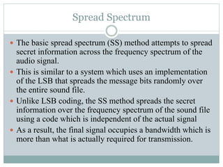 Steganography and its techniques | PPTX