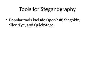 Steganography_Presentation.pptx/types/history | PPTX
