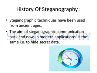 Steganography | PPTX