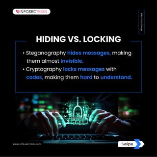 Steganography vs Cryptography | PDF