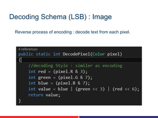 Steganoid - A tool for steganography | PDF