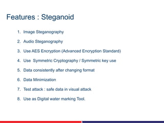 Steganoid - A tool for steganography | PDF
