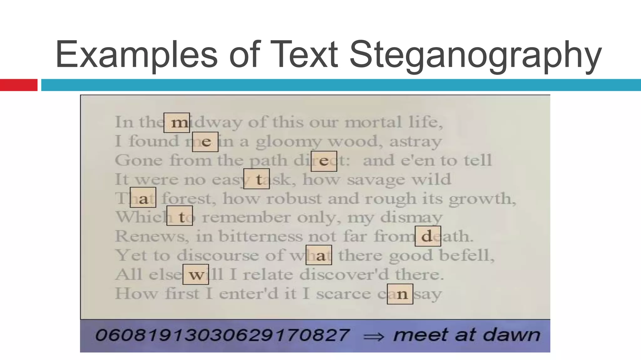 Steganography | PPTX
