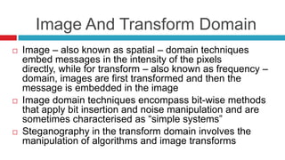 Steganography | PPTX