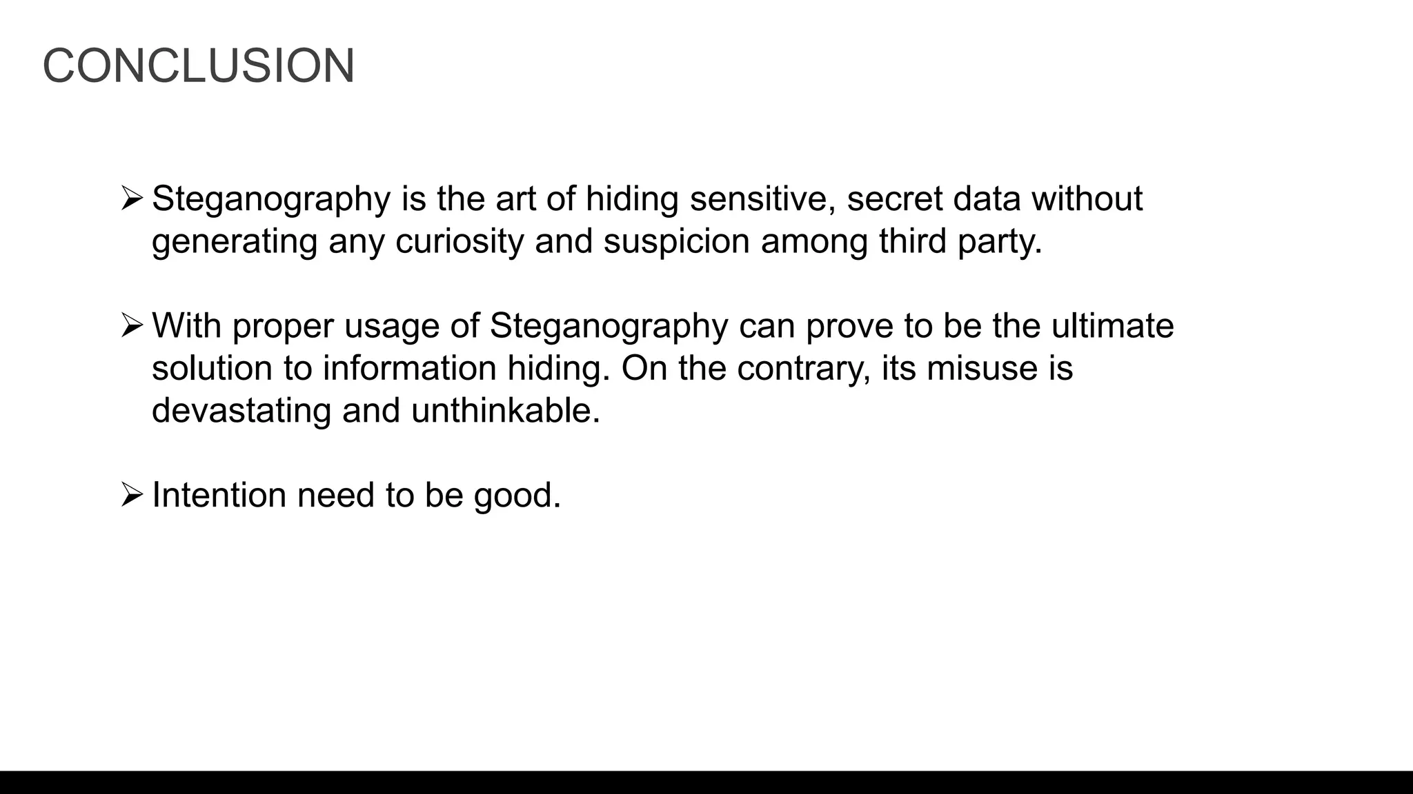 Steganography Project Presentation By Papan Sarkar | PPTX