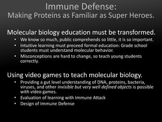 CRI - Teaching Through Research - Melanie Stegman - Immune Defense ...