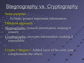 Stegnography | PPT