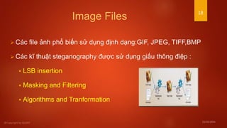 Steganography | PPTX