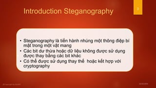 Steganography | PPTX