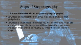 Stegonography | PPTX | Technology & Computing