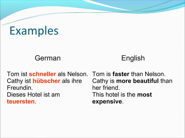 Steigerung der Adjektive | PPT