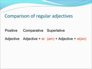 Steigerung der Adjektive | PPT