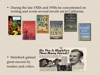 Steinbeck bio | PPT
