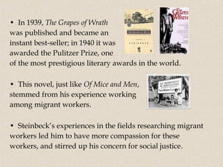 Steinbeck bio | PPT
