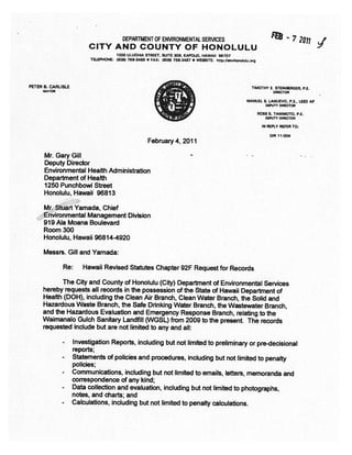 Tim Steinberger UIPA Request | PDF