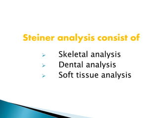 Steiner analysis | PPTX