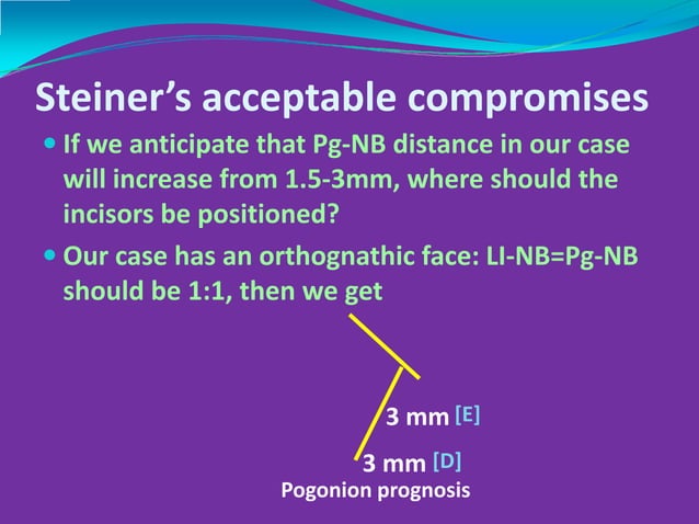 Steiner's Annalysis - Acceptable Deviation | PDF | Dental Health ...