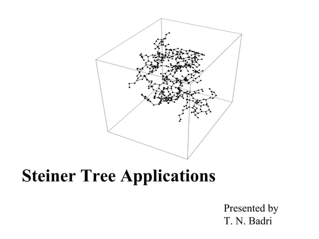 Steiner Minimal Trees | PPT
