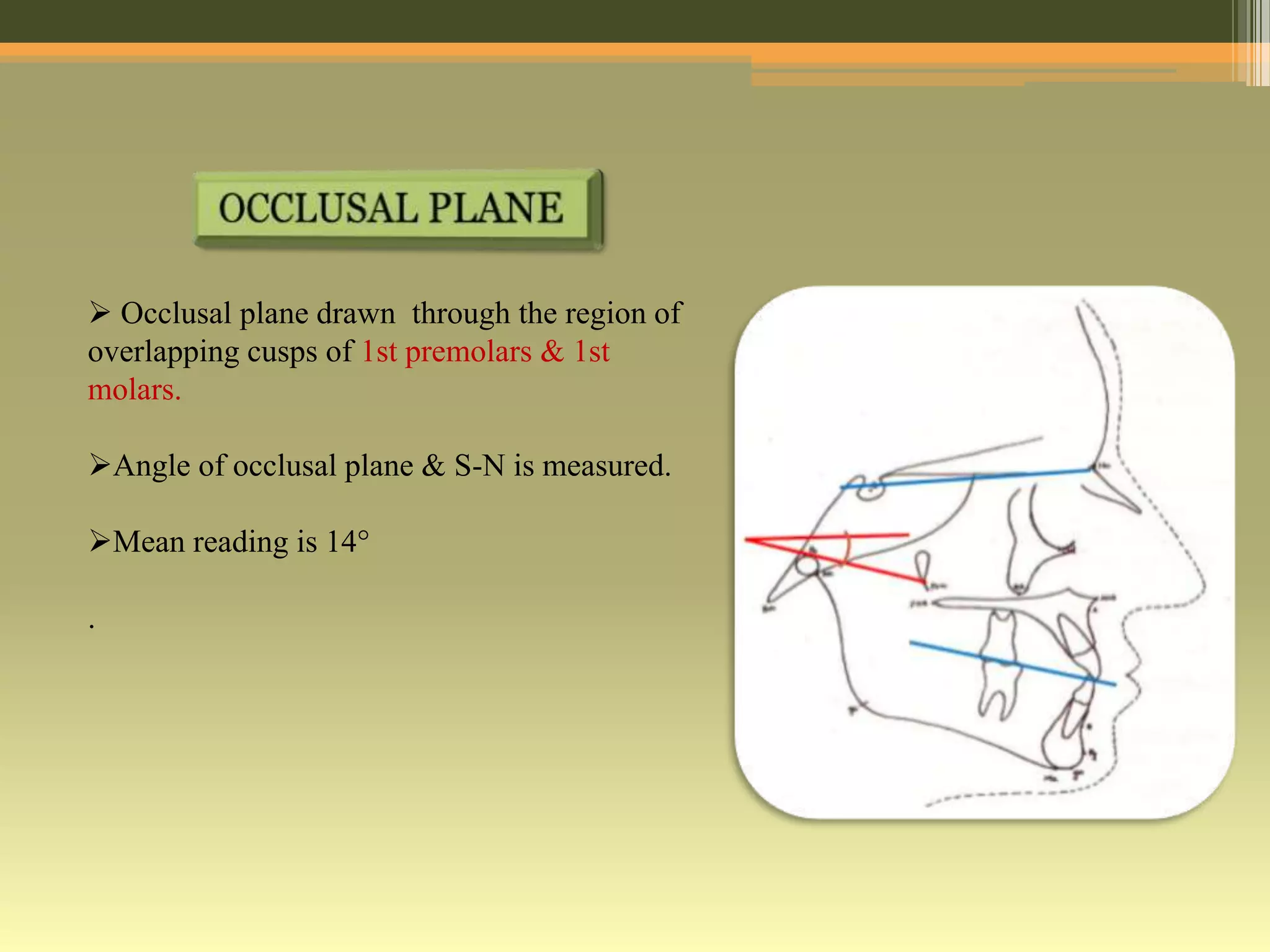 STEINERS ANALYSIS : CEPHALOMETRICS | PPTX